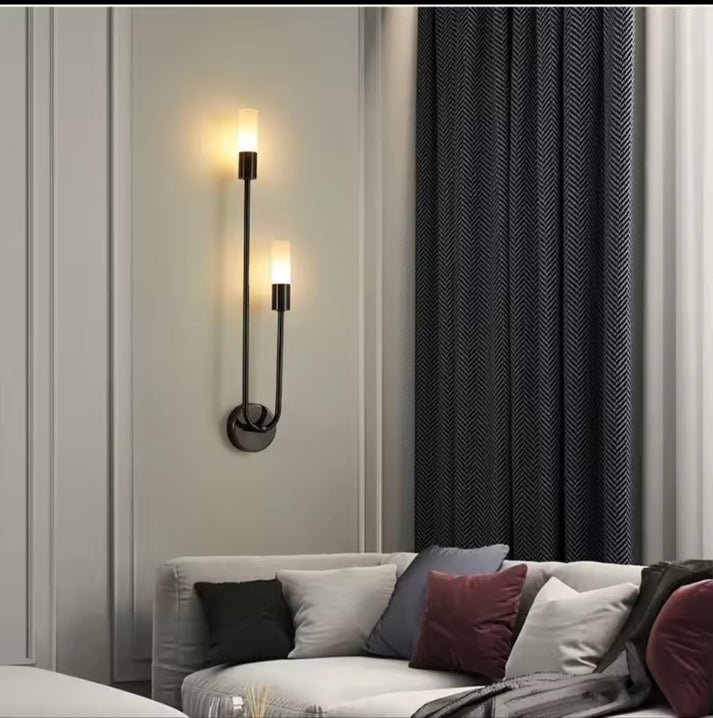 Modern Long Strip, Black Wall Lamp – VINE FINISHES LTD